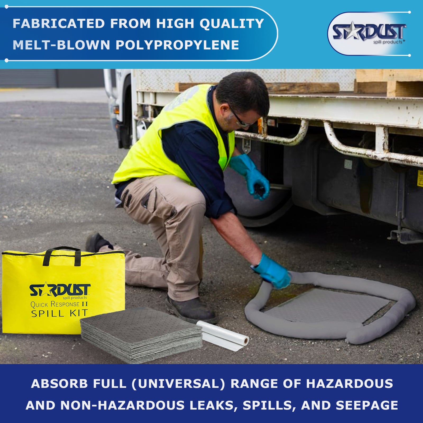 Stardust Quick Response II Spill Kit, Portable Spill Kits